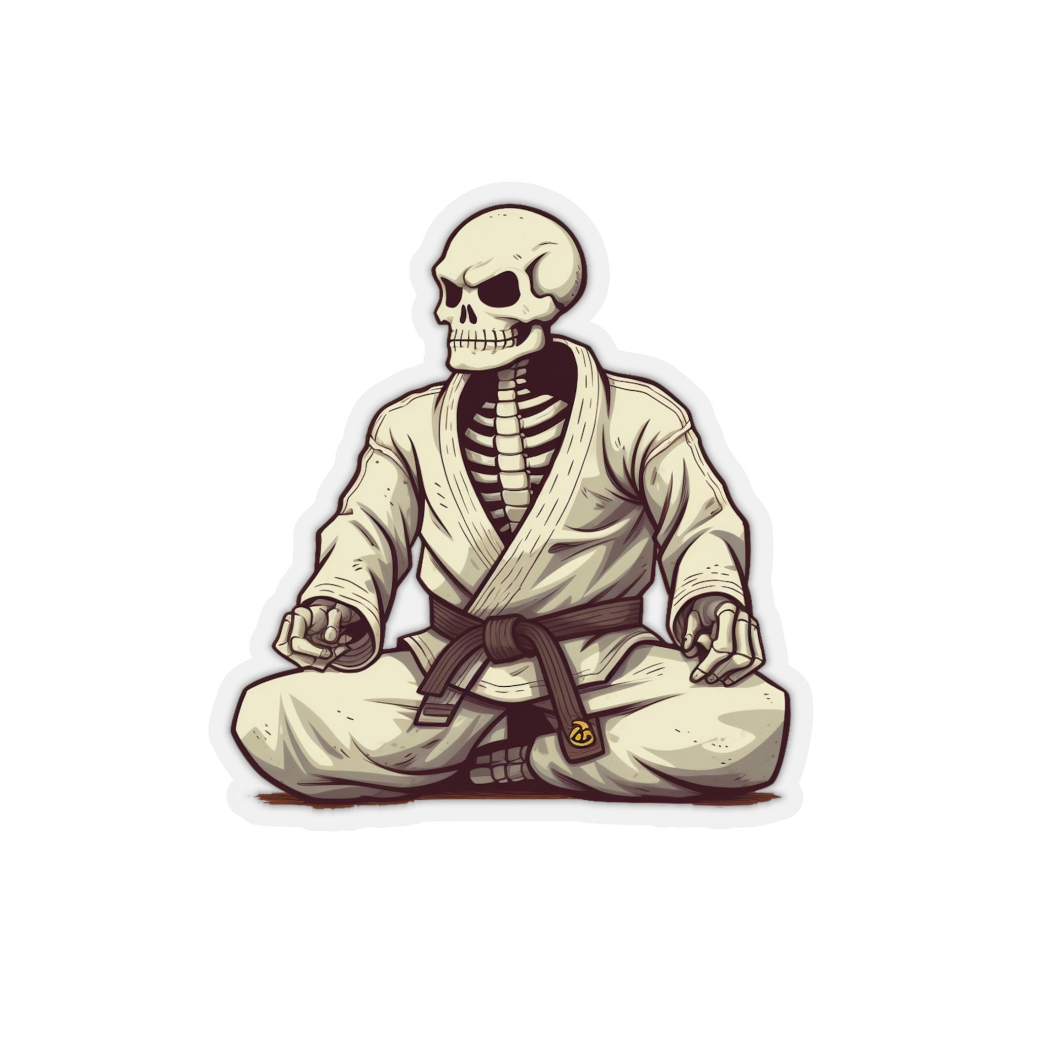 Grappling Skeleton Sticker BJJ Judo Jiu Jitsu - Etsy