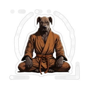 Martial Art Great Dane - Jiu Jitsu BJJ Judo Karate - Decal Stickers - Etsy