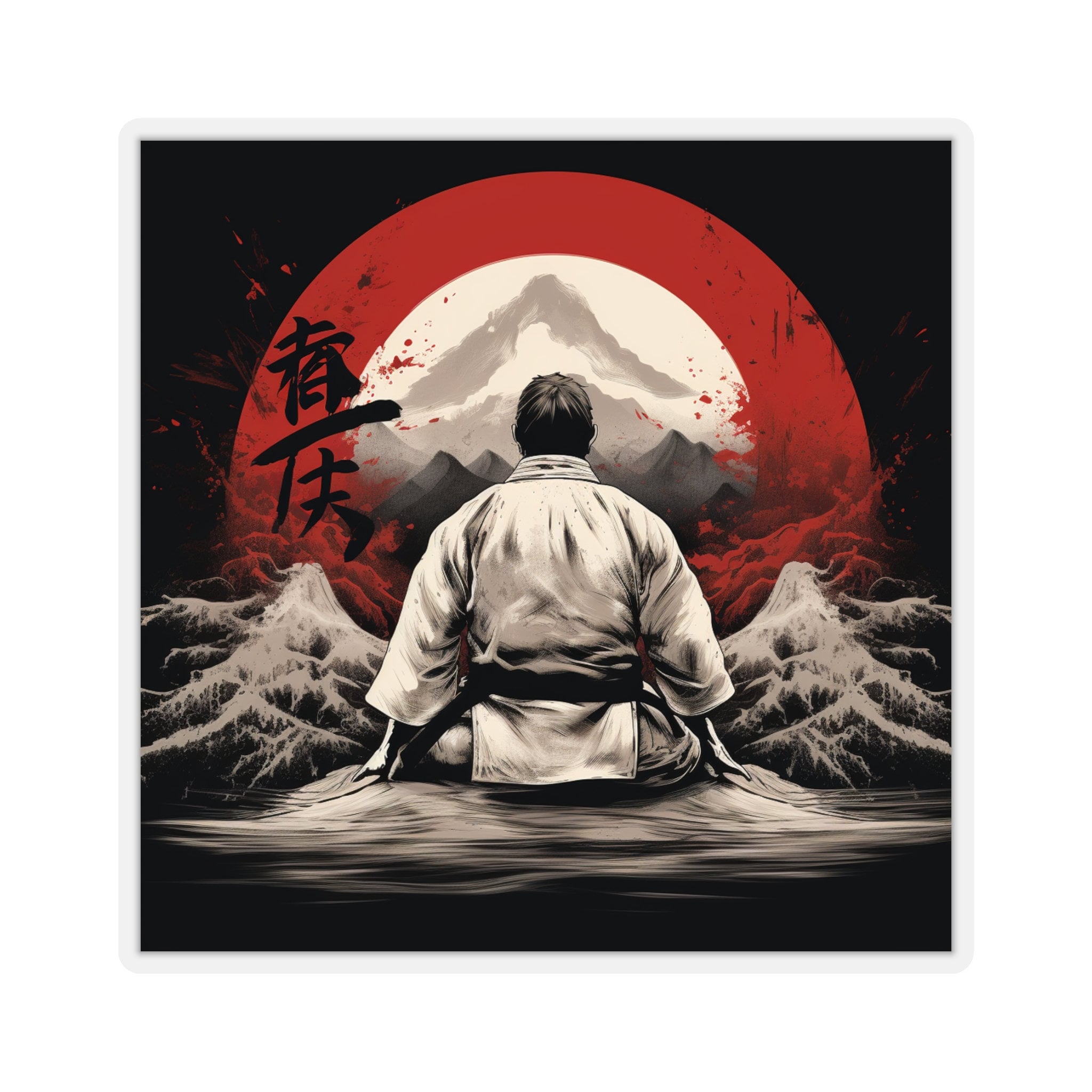 Jiu Jitsu Kanji Japanese BJJ Judo Grappler Decal Sticker - Etsy