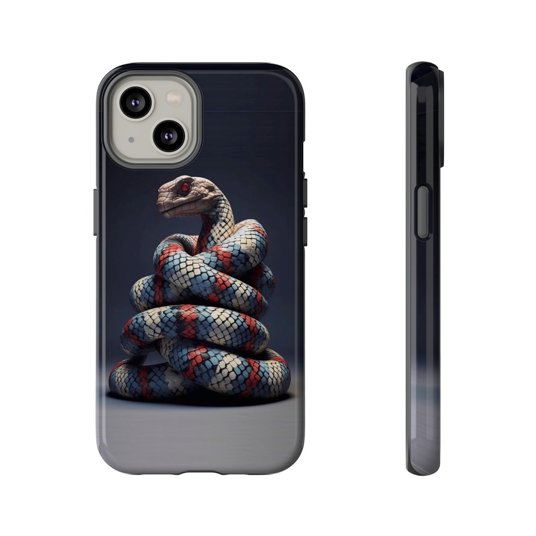Coiled up Snake Tough Cell Phone Case - Etsy