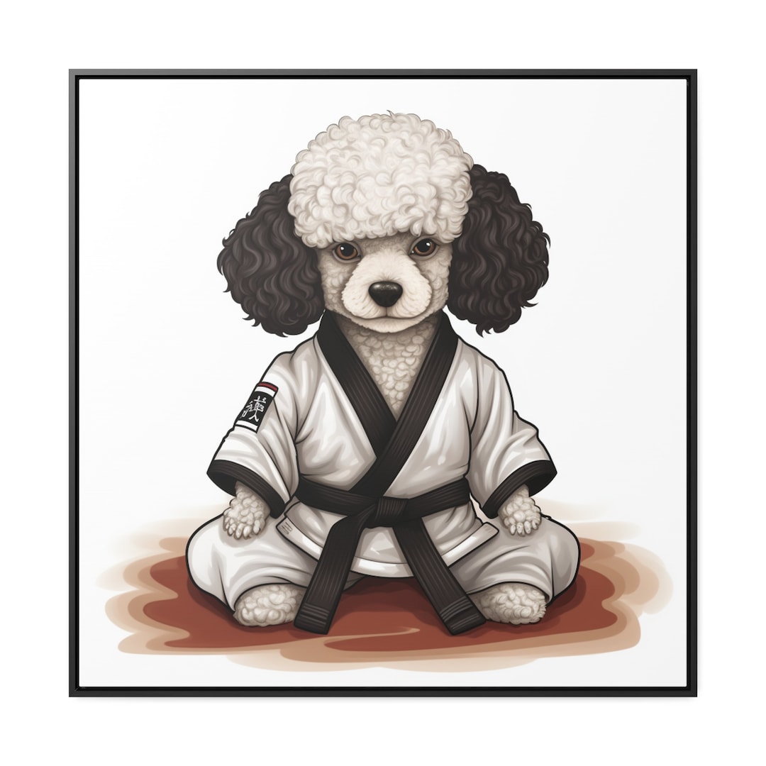 Martial Art Poodle Dog Puppy - Jiu Jitsu BJJ Judo Karate - Gallery ...
