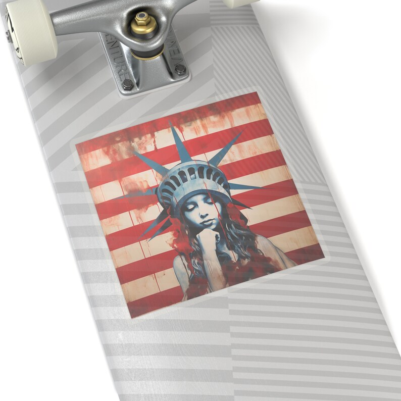 Young Lady Liberty - Statue of Liberty - Decal Stickers - Etsy