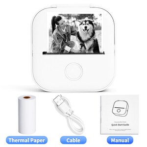 Portable Mini Printer Wireless Inkless T02 Original - Etsy