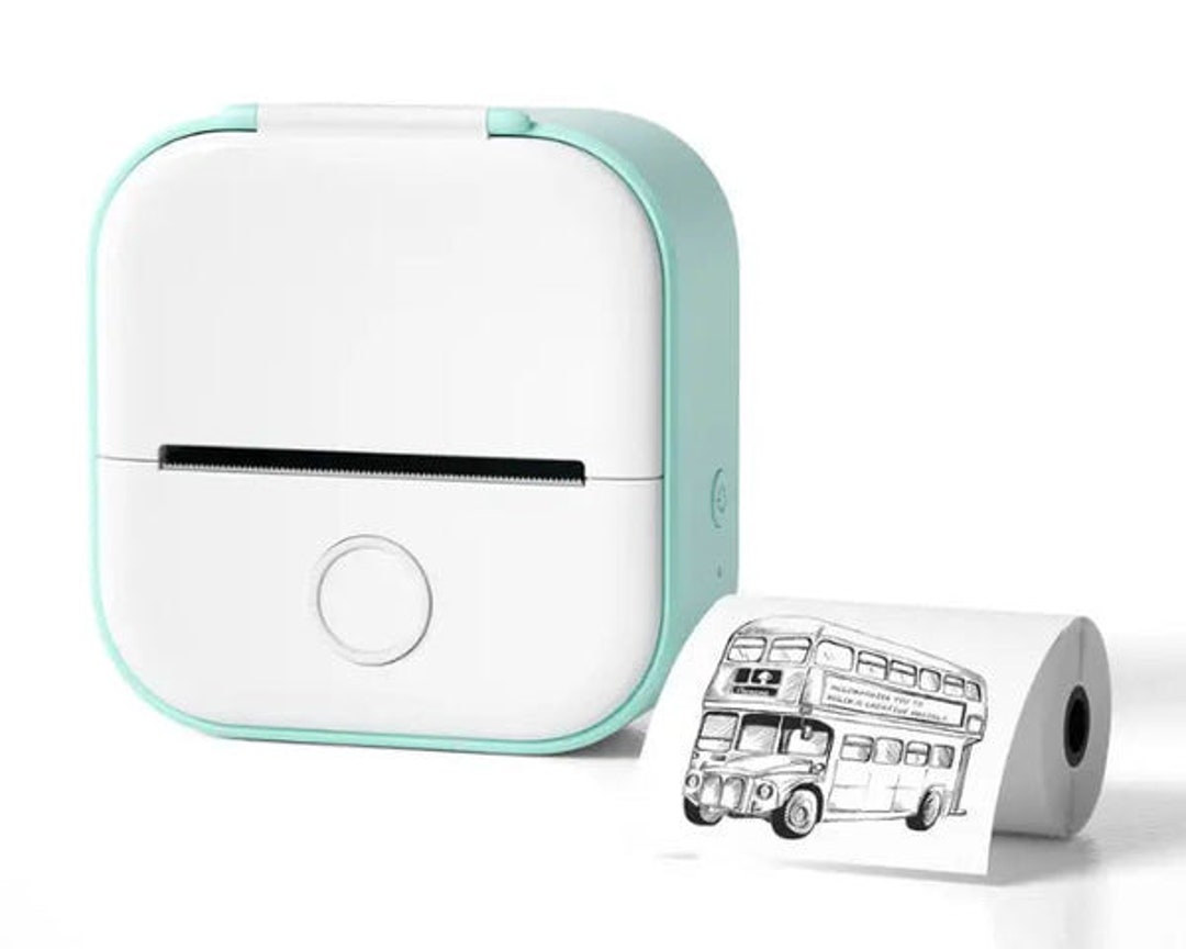 Portable Mini Printer Wireless Inkless T02 Original - Etsy