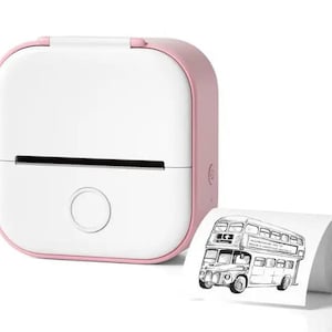 Portable Mini Printer Wireless Inkless T02 Original - Etsy
