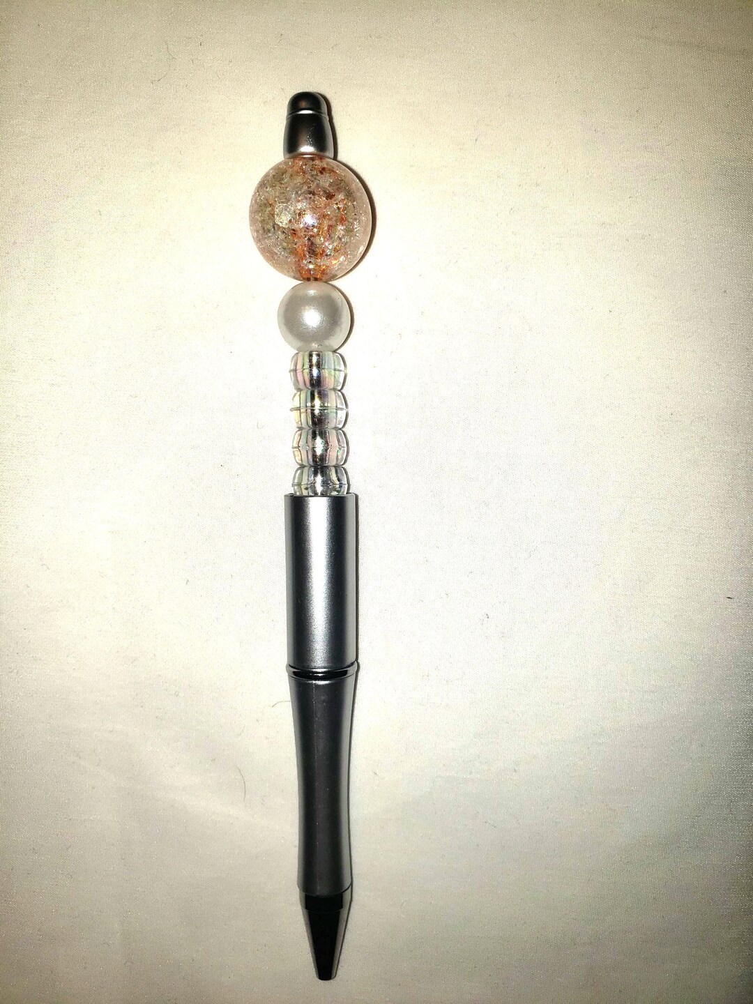 Handmade Beaded Ballpoint Pen: Black Ink, Unique Design - Etsy