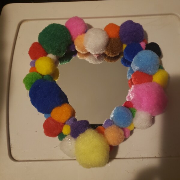 Pom Pom Mirror - Etsy