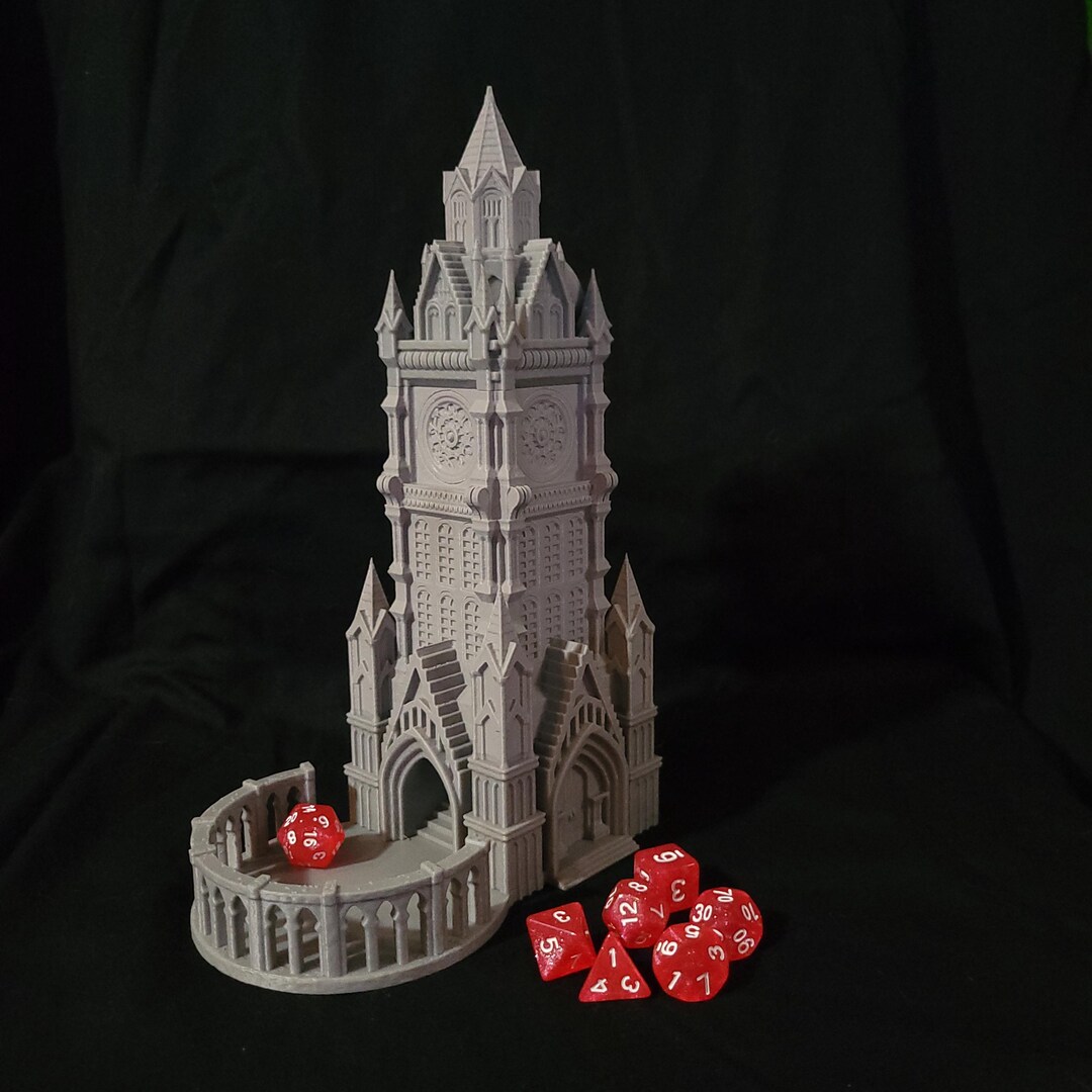 Cathedral of Fate Dice Tower | 3D Printed | Gaming Accessory | Fantasy ...
