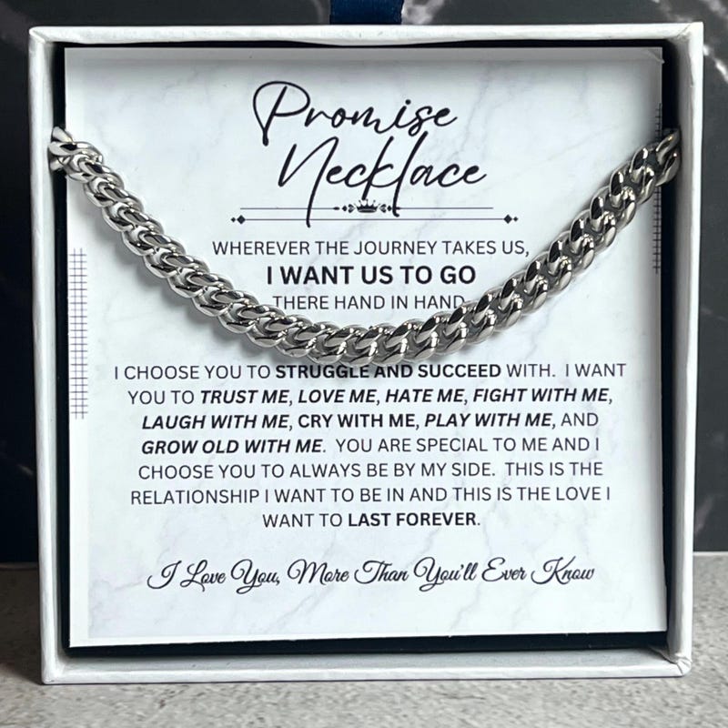 Promise Necklace - Etsy