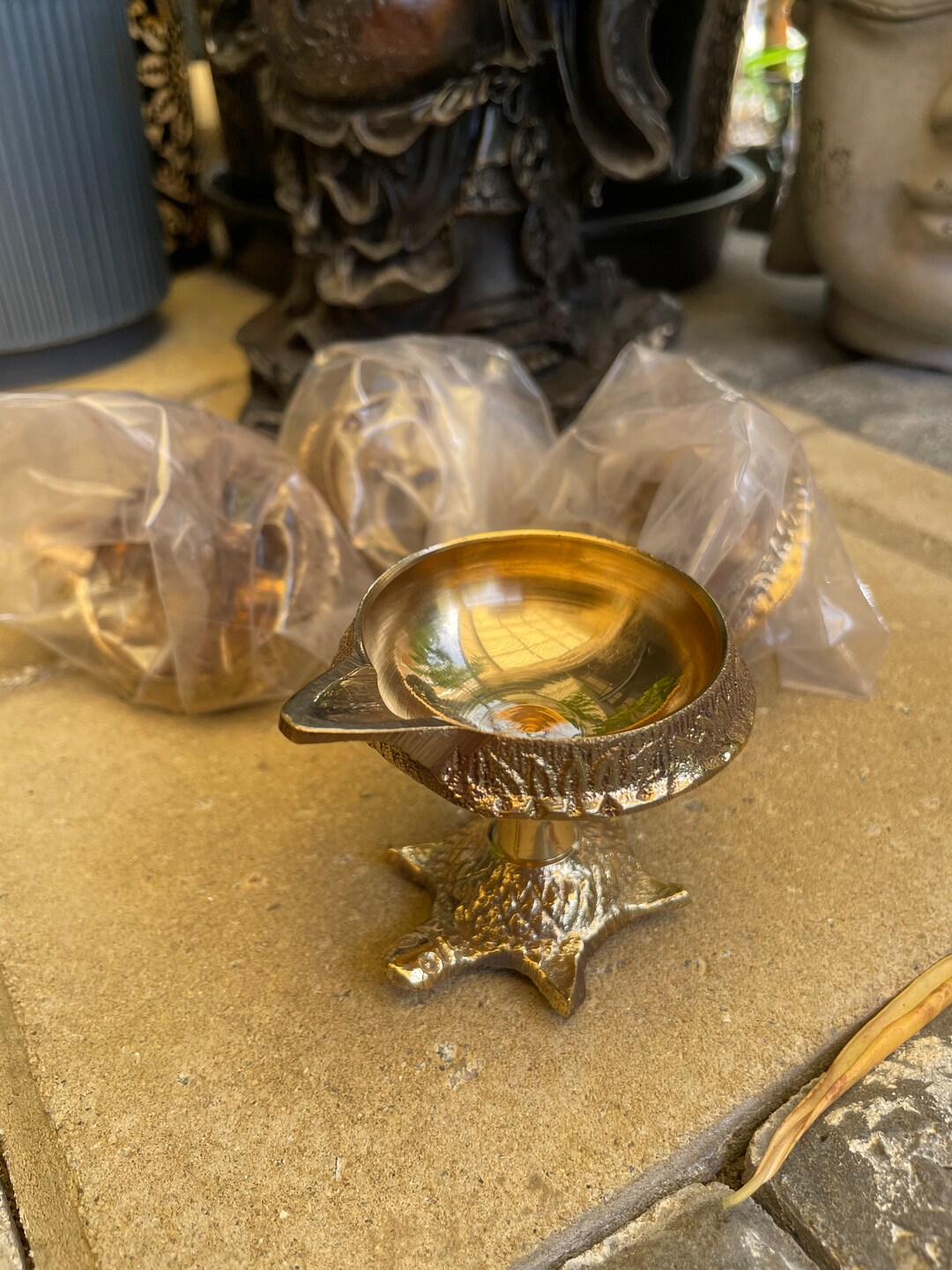 Vintage Indian Miniature Turtle Oil Lamp - Etsy