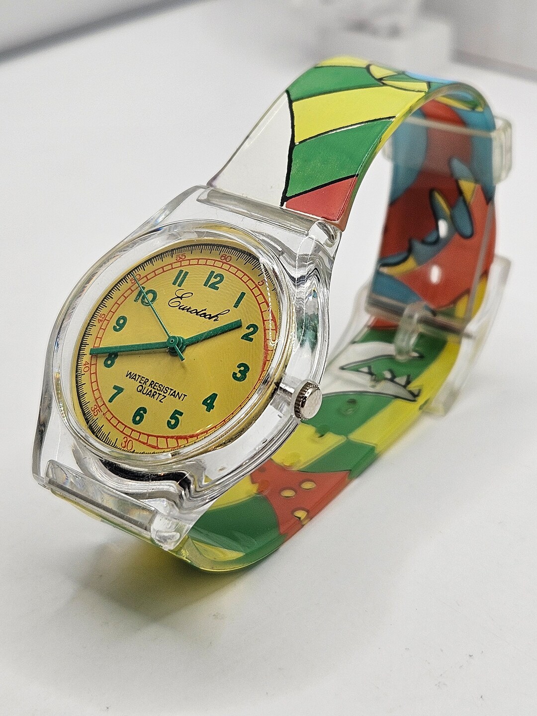 Vintage 1980s-early 1990s Awesome Colorful Retro Signed EUROTECH ...