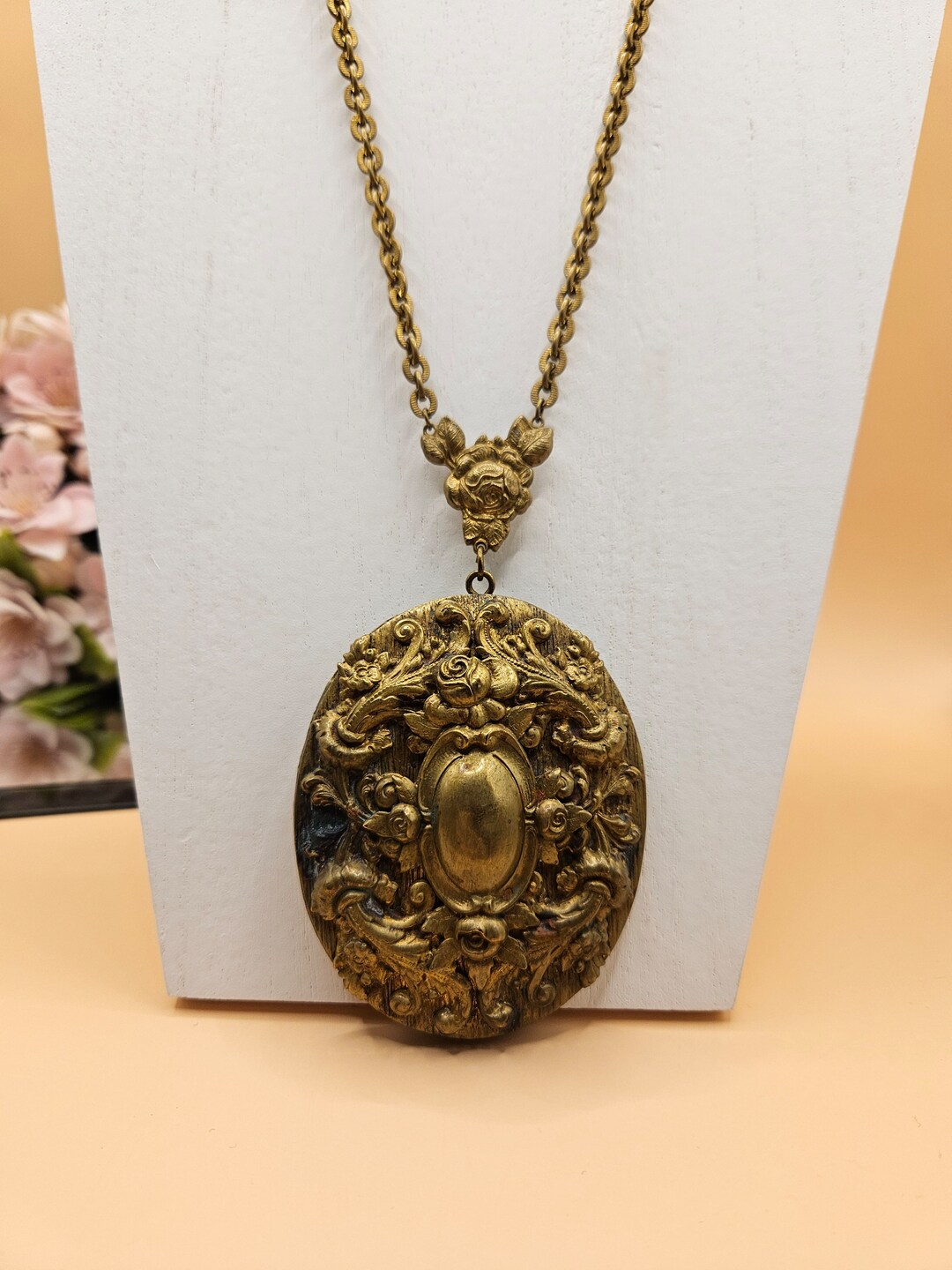 Antique Art Nouveau 1800s Extra Large Highly Detailed Vintage Ornate ...