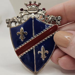 Beautiful Retro 1960s Mid Century Vintage Royal Theme Enamel ...