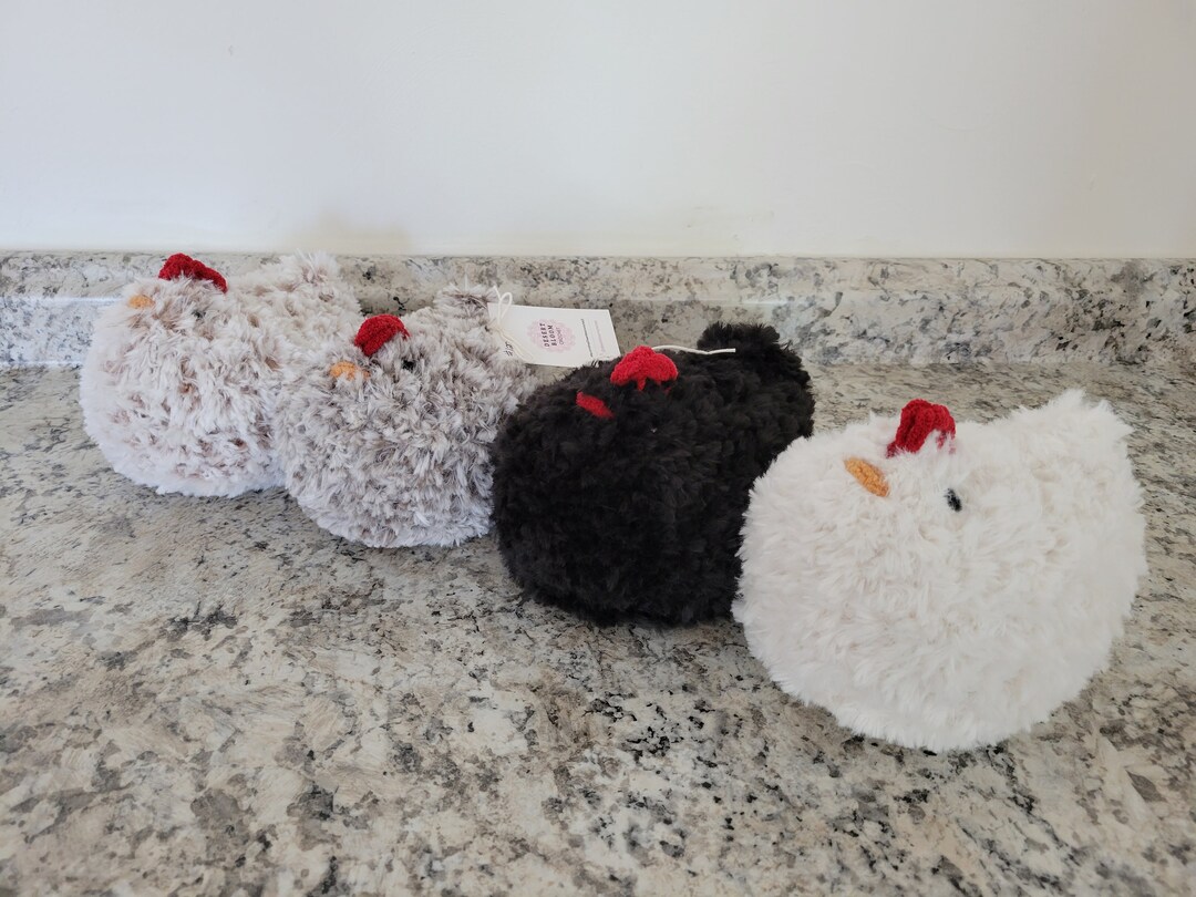 Furry Chicken, Farmhouse Decor, Chicken Plushie, Made to Order Plushies ...