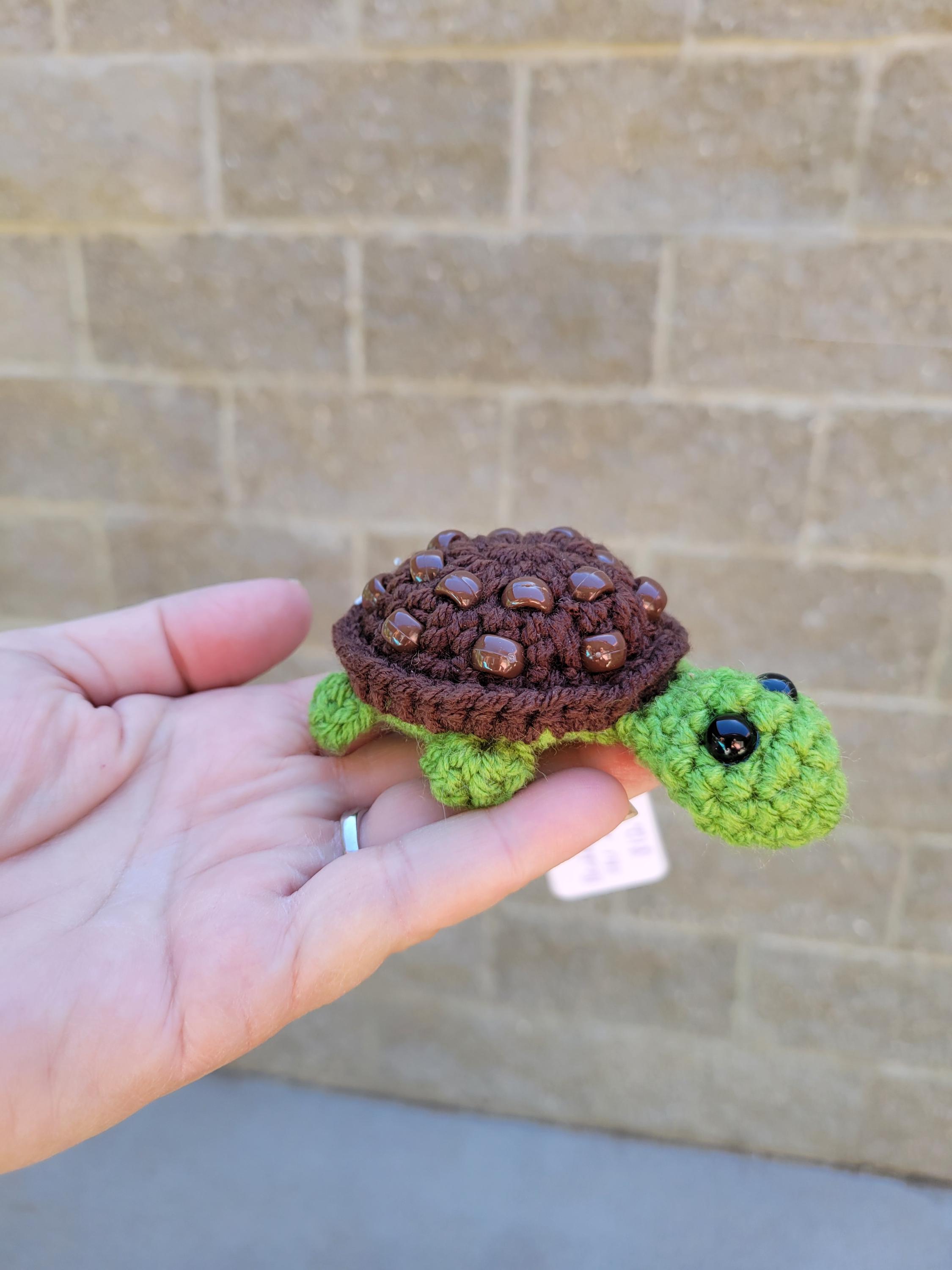 Beaded Turtle, Small Turtle Desk Pet, Turtle Fidget Toy, Turtle Beaded ...