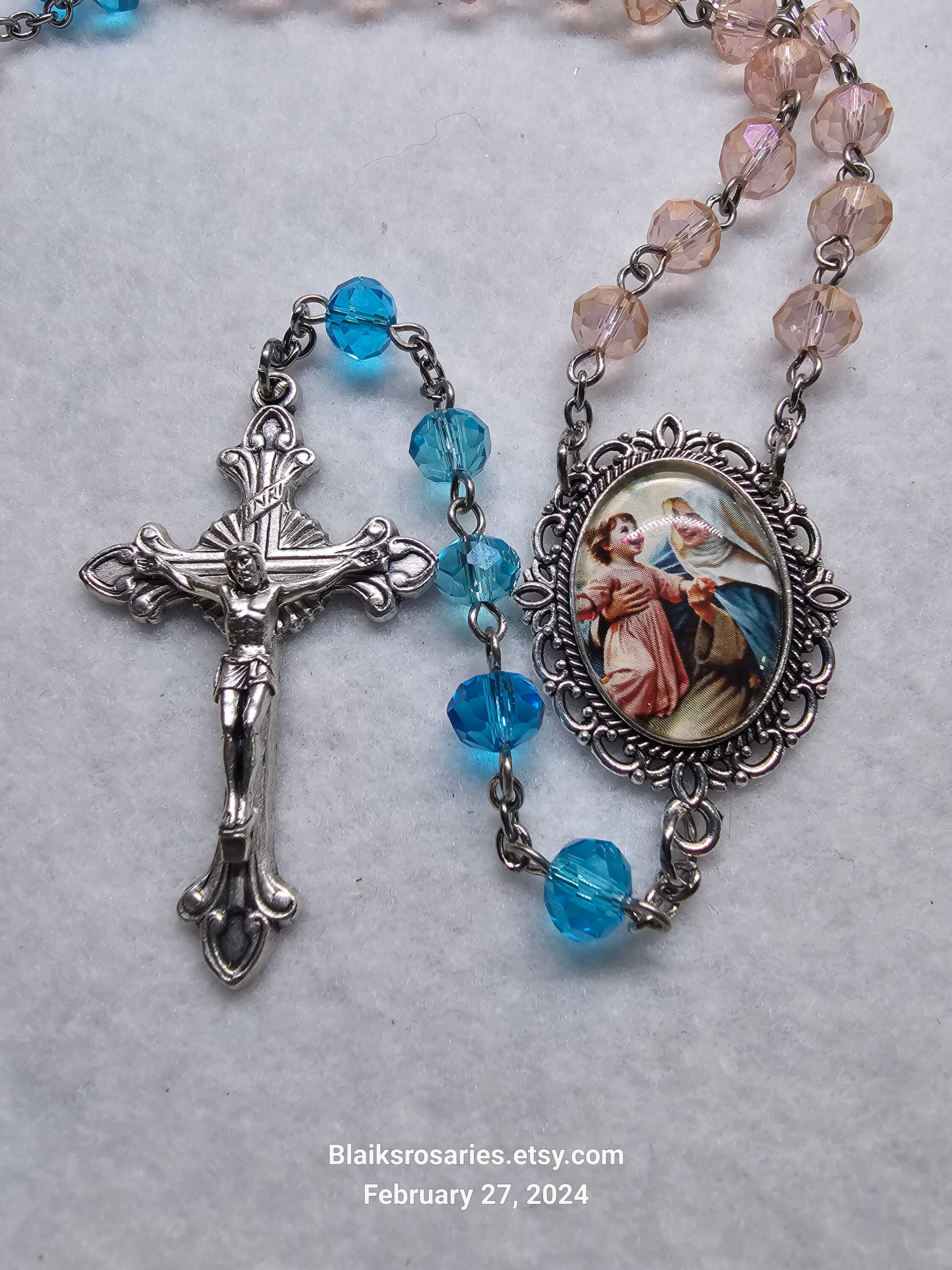 St. Ann GEN2 Legendary Regular Devotion Rosary. - Etsy