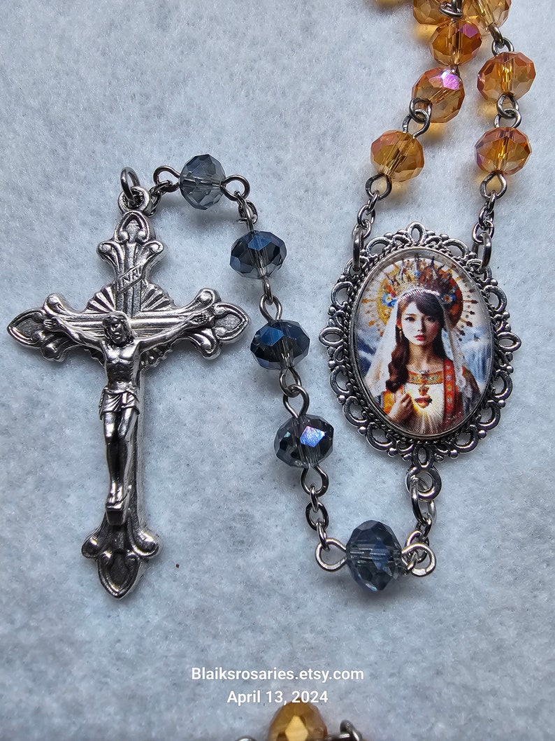 Our Lady of Akita japan GEN2 Legendary Regular Devotion Rosary. - Etsy