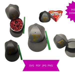 Mini Baseball Cap Gift Box Cut File - Etsy