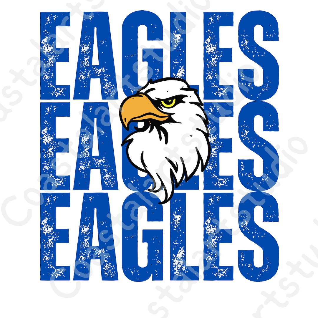Eagles PNG Distressed Sublimation Design Sports Team Mascot Png Eagles ...
