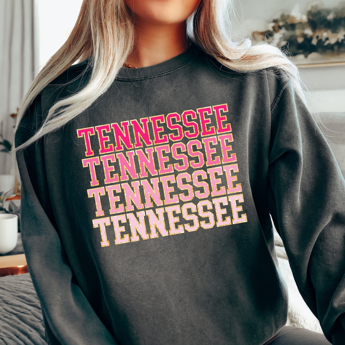Tennessee Vols Pink PNG Tn Volunteers Sublimation Design Varsity Font ...