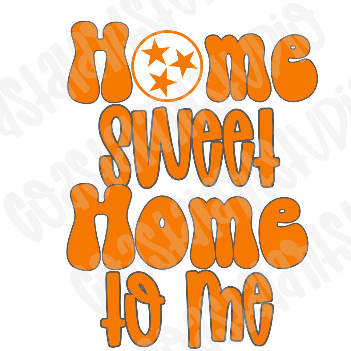 Tennessee Vols PNG Orange Tristar TN Volunteers Sublimation Design Ut ...