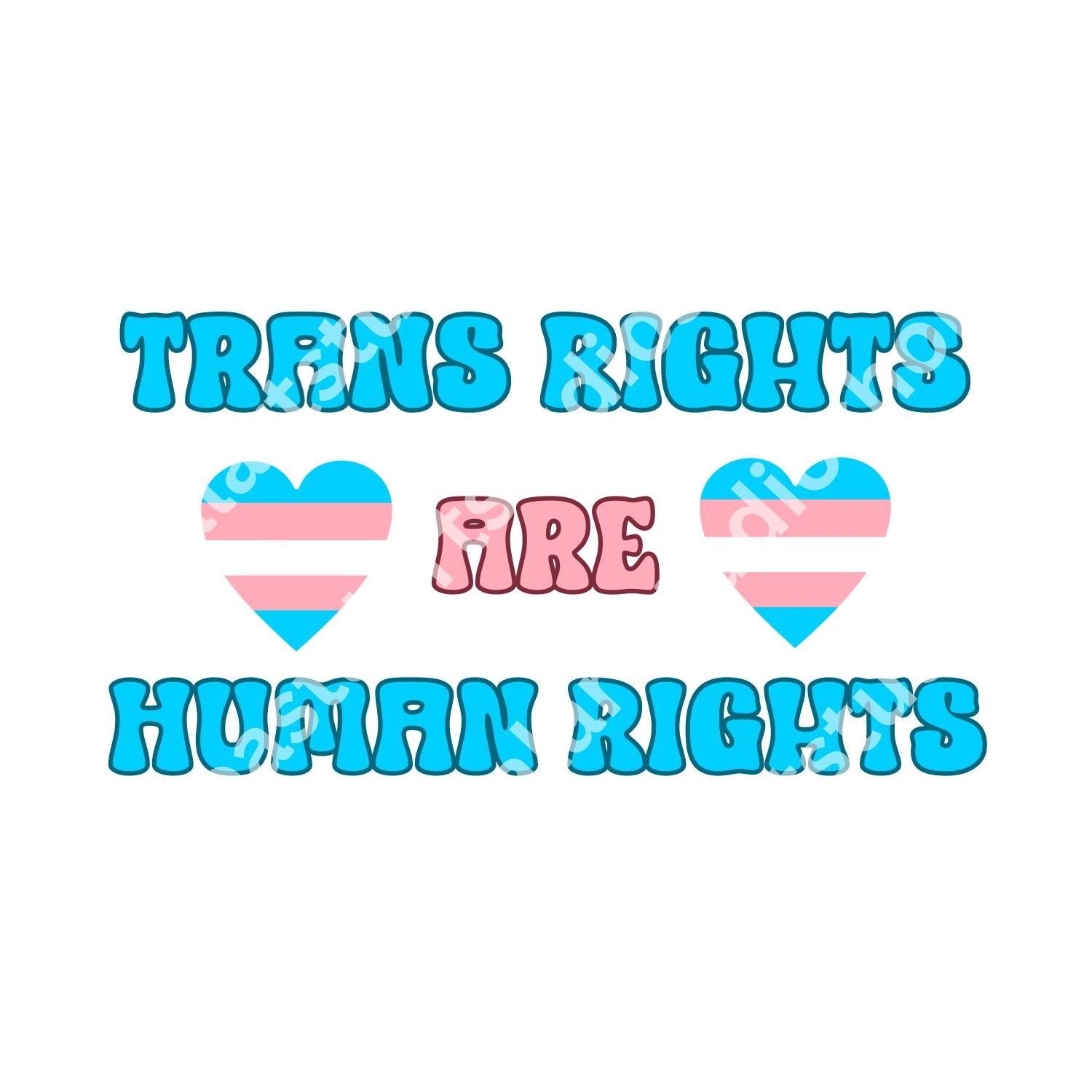 Trans Rights PNG Transgender Rights Sublimation Design Support Trans ...