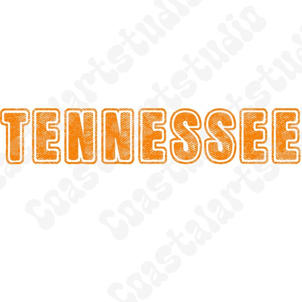 Tennessee Vols Font - Etsy
