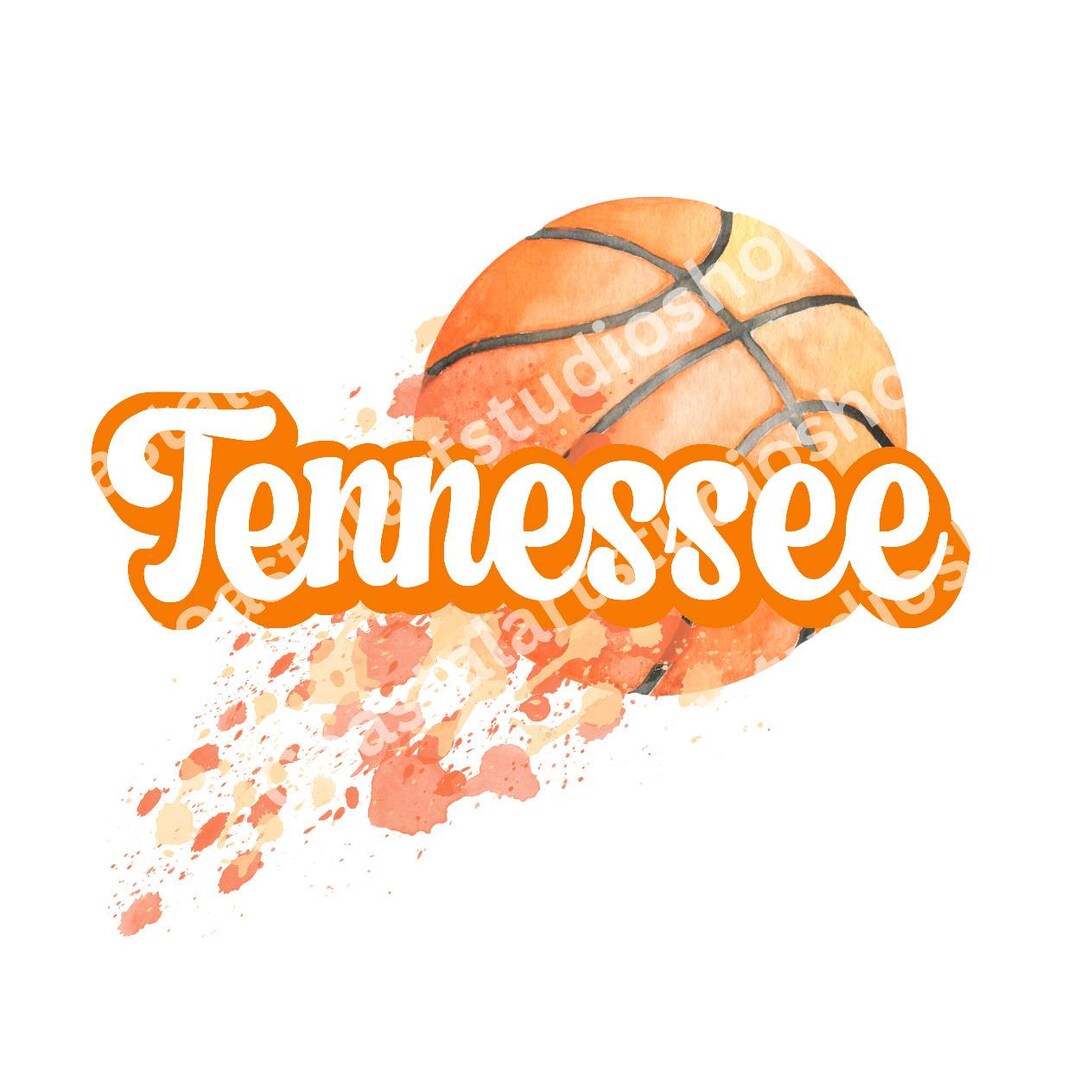 Tennessee Vols Basketball PNG SVG Digital Download Sublimation Design ...