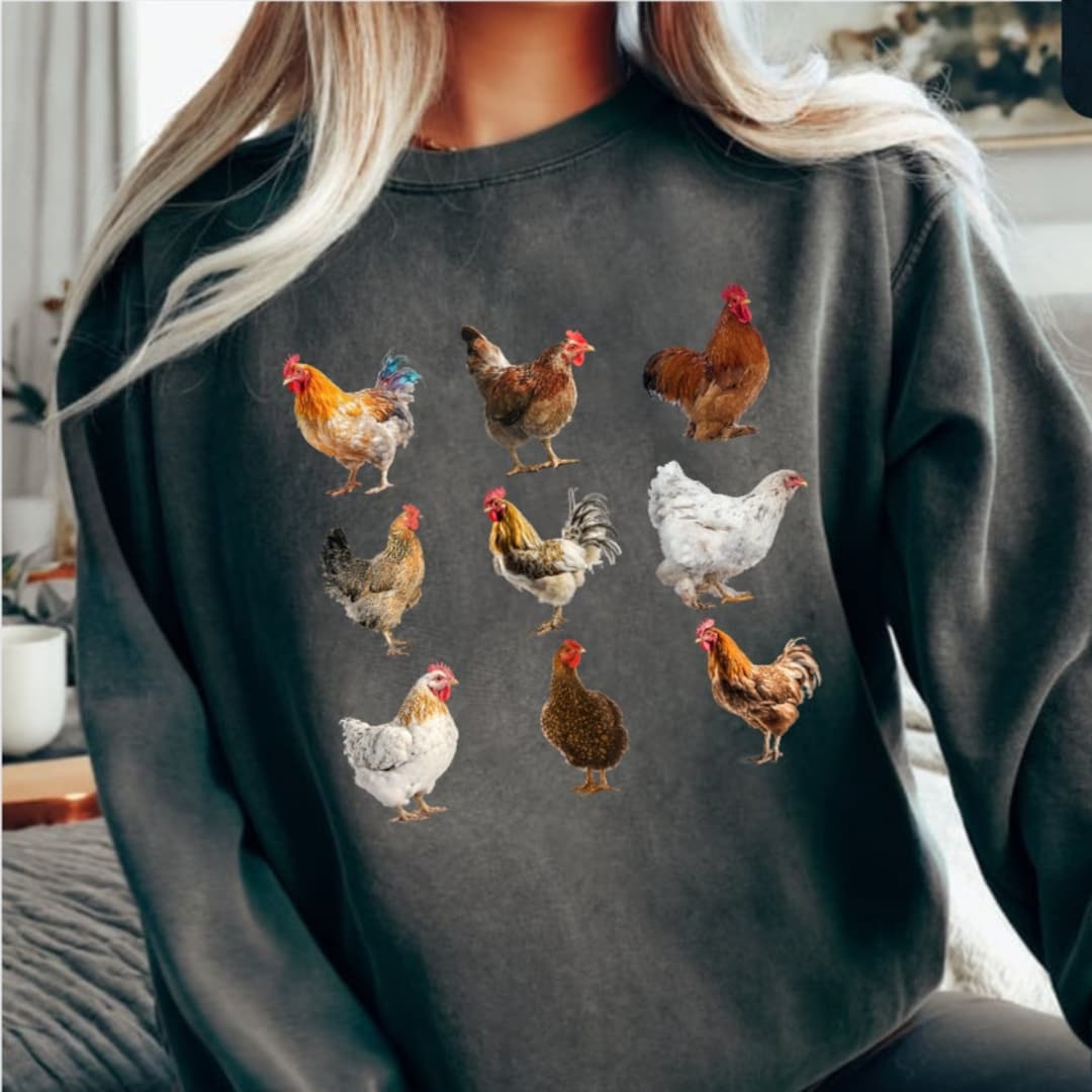 Chicken PNG Cottagecore Sublimation Design Farm Life Graphic Chicken ...