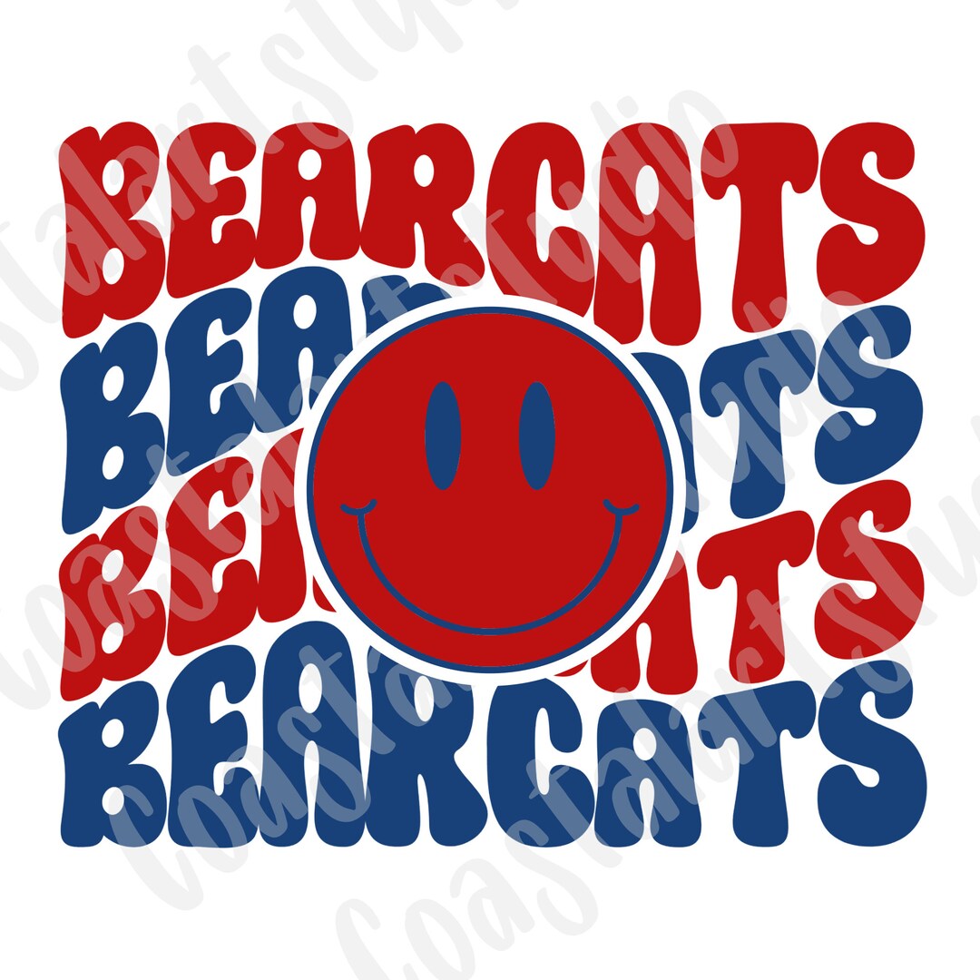 Bearcats PNG Retro Wavy Font Sublimation Design Sports Mascot Png ...