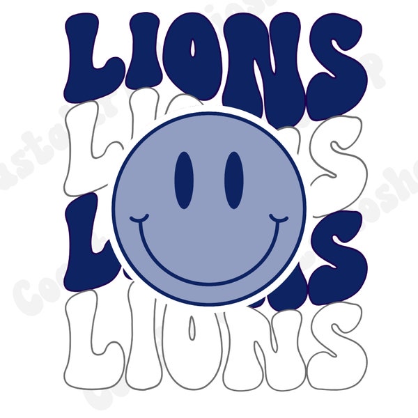 Detroit Lions Font - Etsy