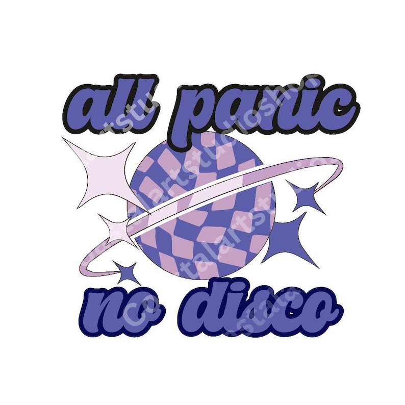 All Panic No Disco PNG SVG Mental Health Png Sublimation Design Disco ...