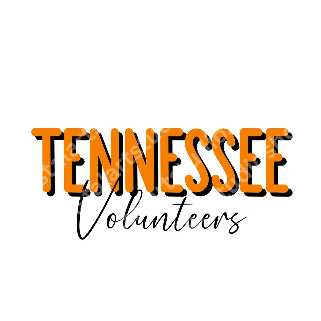 Tennessee Vols PNG SVG Tn Volunteers Sublimation Design for Shirts ...