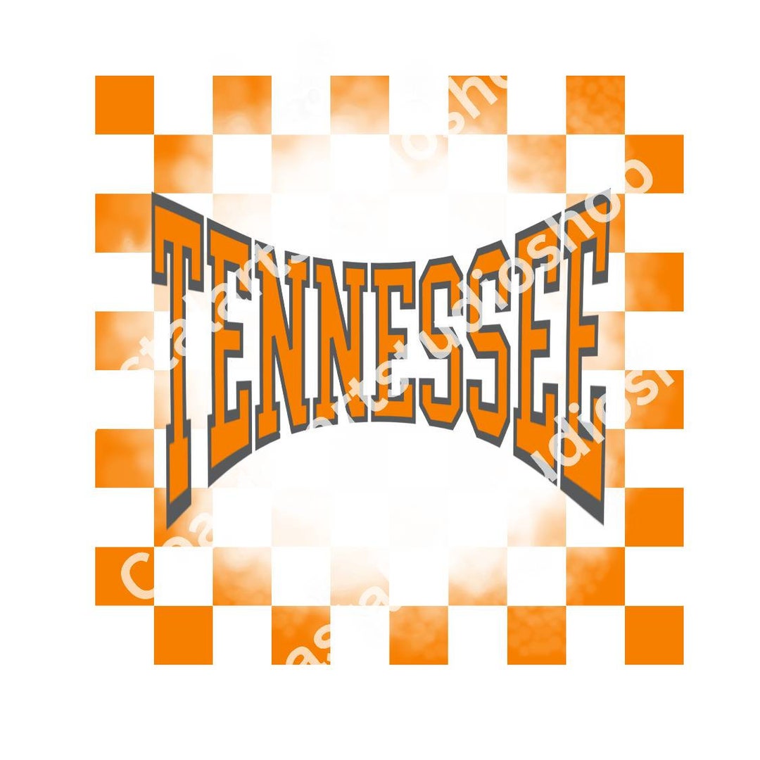 Tennessee Vols PNG SVG Tn Volunteers Checkerboard Digital Download ...