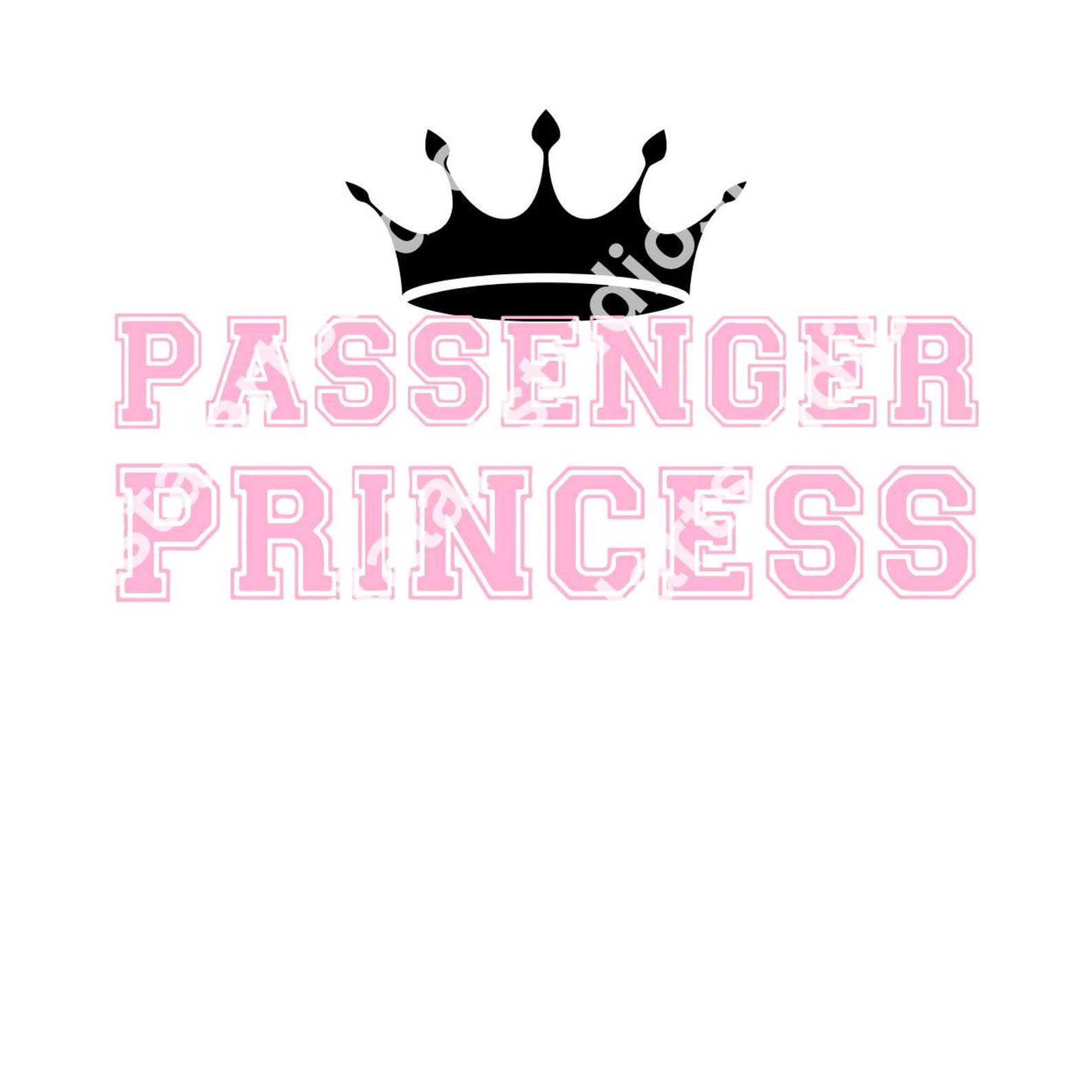 Passenger Princess PNG SVG Sublimation Design Digital Download Road ...
