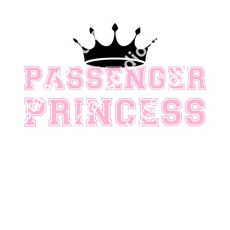 Passenger Princess PNG SVG Sublimation Design Digital Download Road ...
