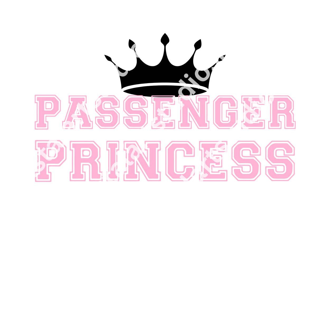 Passenger Princess PNG SVG Sublimation Design Digital Download Road ...