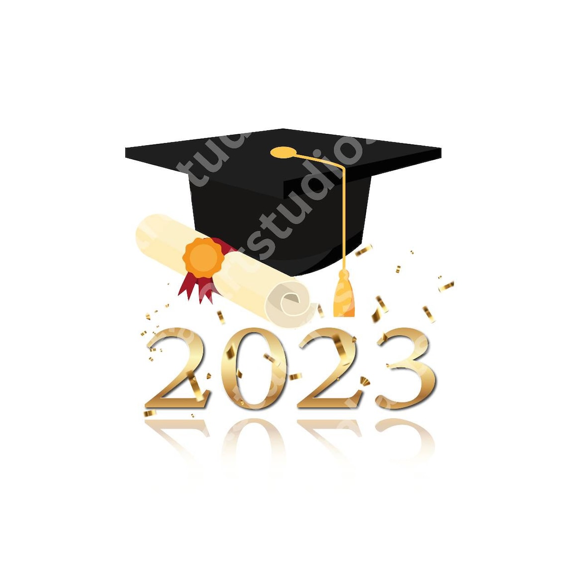 2023 Graduation Cap and Diploma PNG Sublimation Design Class of 2023 ...