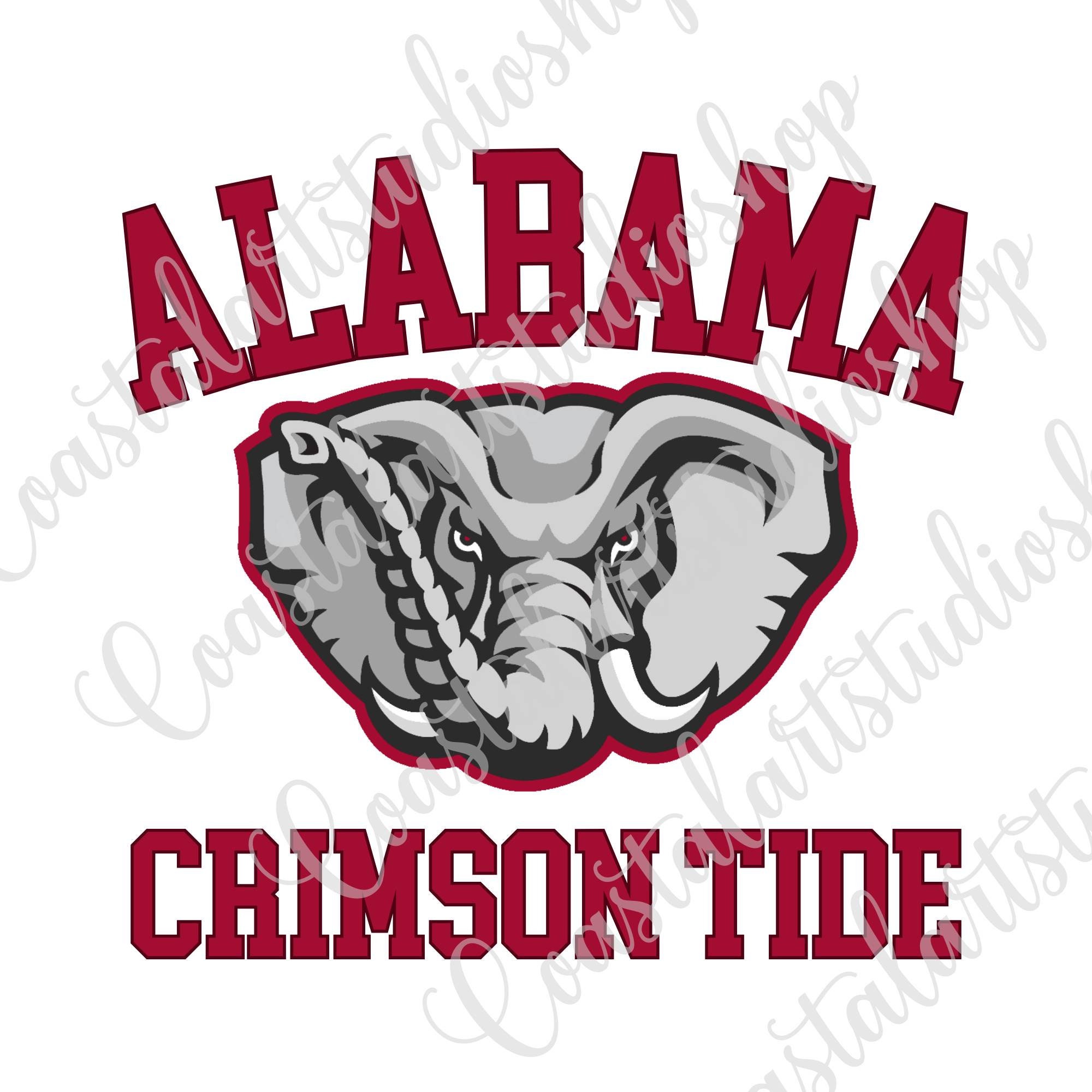 Roll Tide Elephant Clipart With Toothbrush