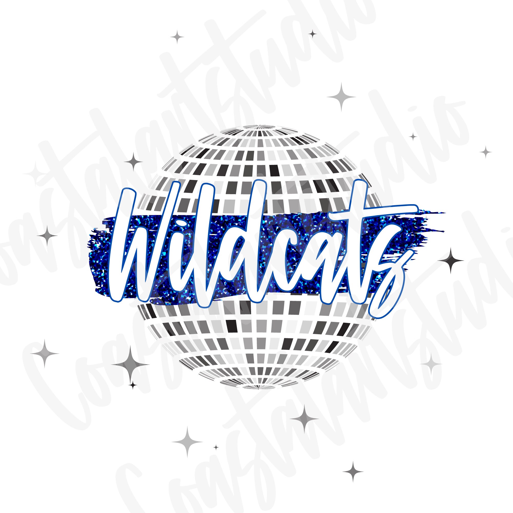 Wildcats PNG Disco Ball Sublimation Design Team Mascot Png - Etsy