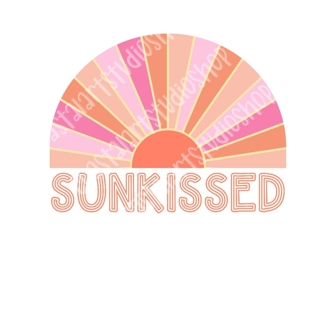 Sunkissed Summer PNG SVG Sublimation Design Coconut Girl Beach Vibes ...