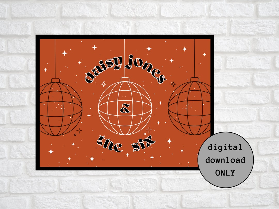 Daisy Jones & the Six Poster: 1970s Disco Art (digital Download) - Etsy UK