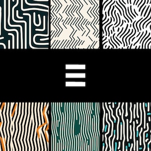 Printable Bold Lines Digital Patterns, Printable Scrapbook Papers ...