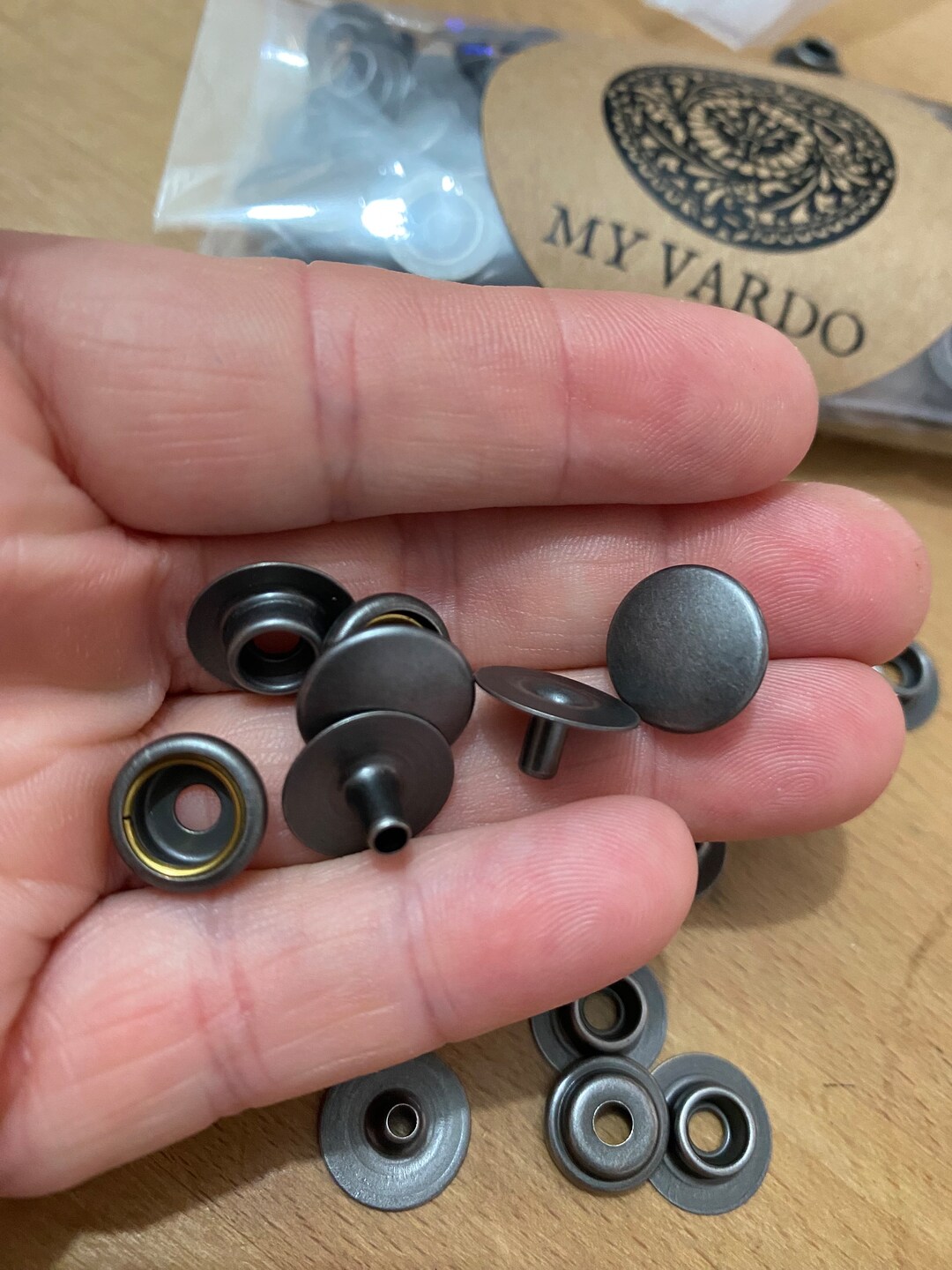 10 Pack of Line 20 Snaps, Heavy Duty Metal, Antique Nickel, Pack of 10 ...