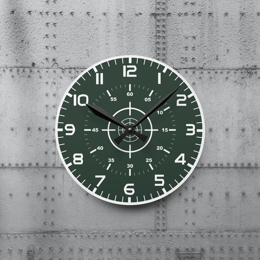 Military Aesthetic, Army Clock, Modern Clock, Unique, Cool, Rustic ...