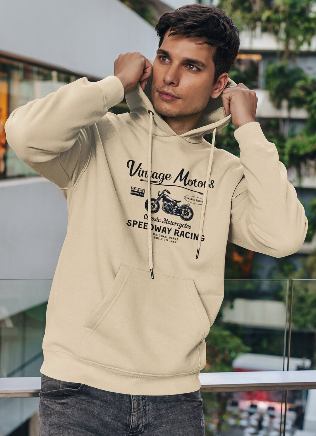 Vintage Motors Motorcycle Speedway Racing Unisex Heavy Blend Hooded ...