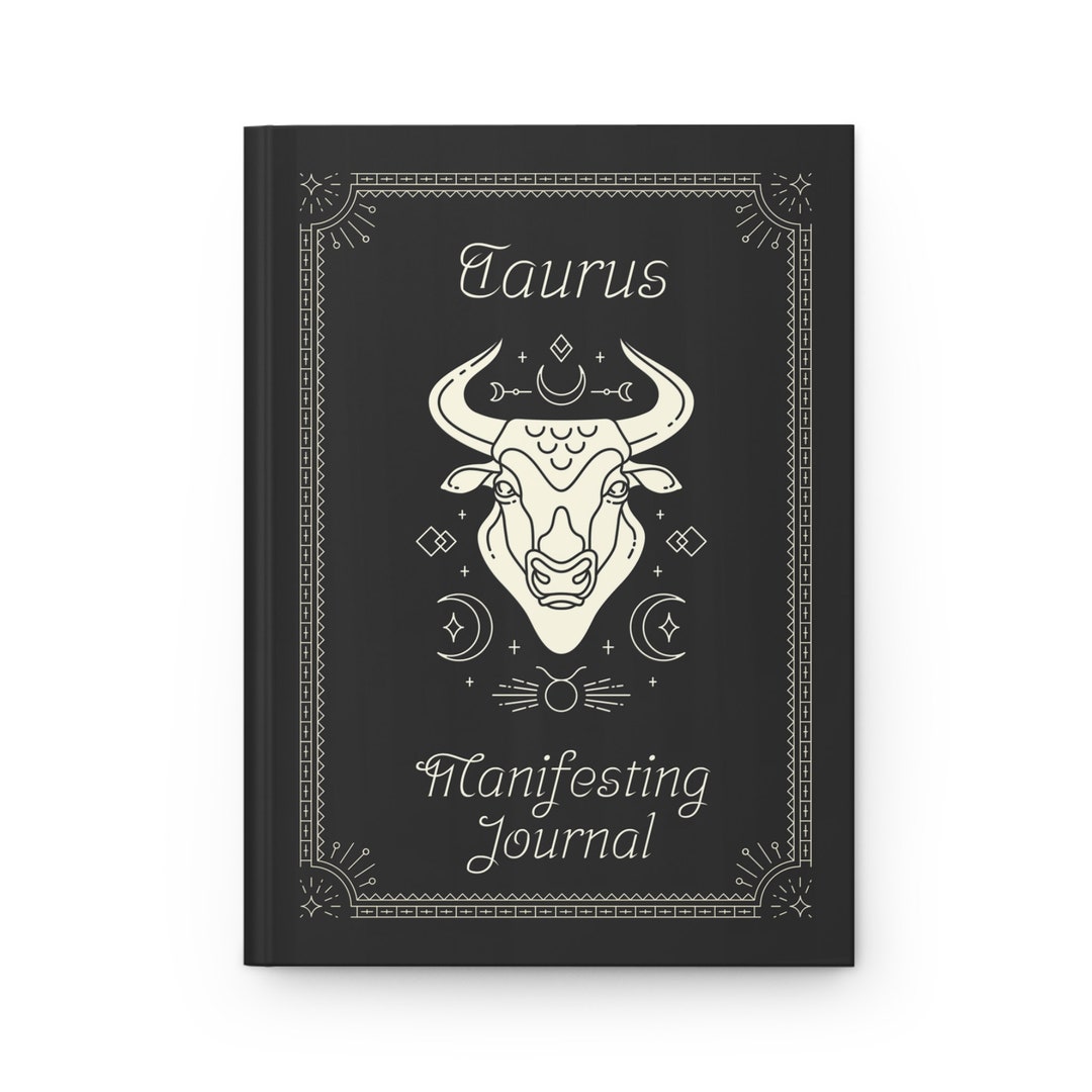 Taurus Zodiac Journal: Deep Charcoal Gray Astrology Diary - Etsy