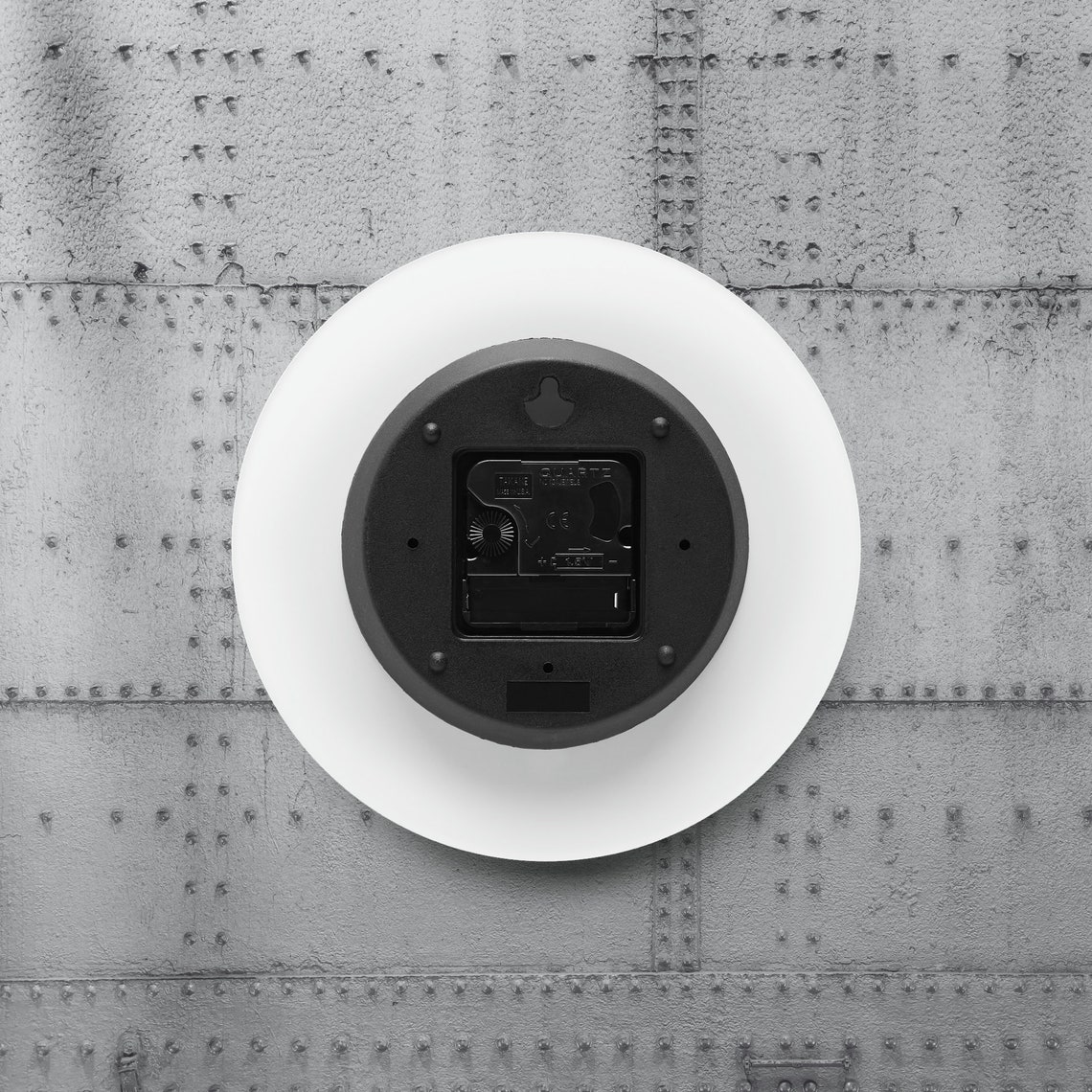 Unique Futuristic Wall Clock Cool Clock Round Square - Etsy