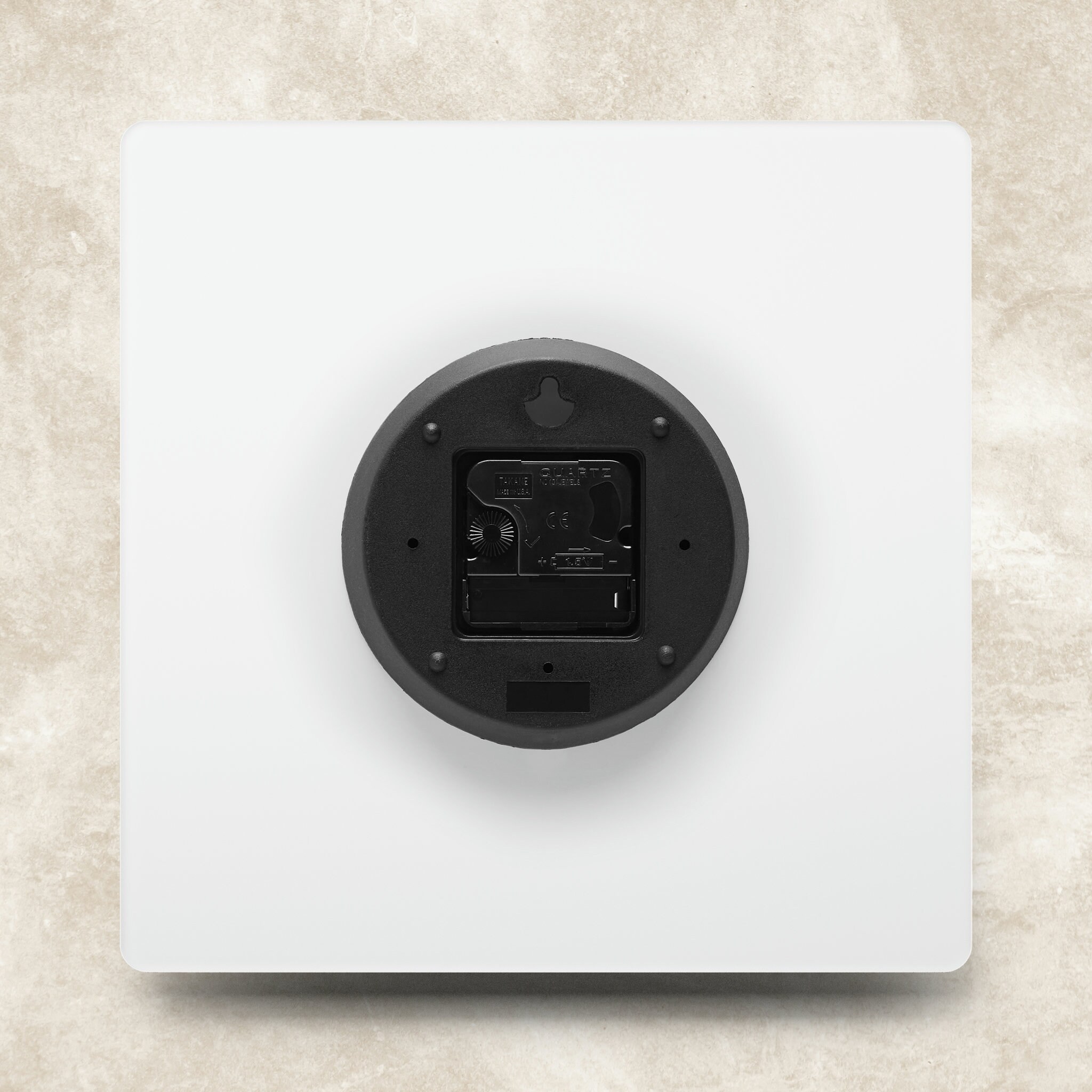 Simplistic Wooden Style Square Clock, Minimalist, Rectangle, Trendy ...