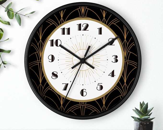 WC034 - Art Nouveau Tile Wall Clock. - Etsy